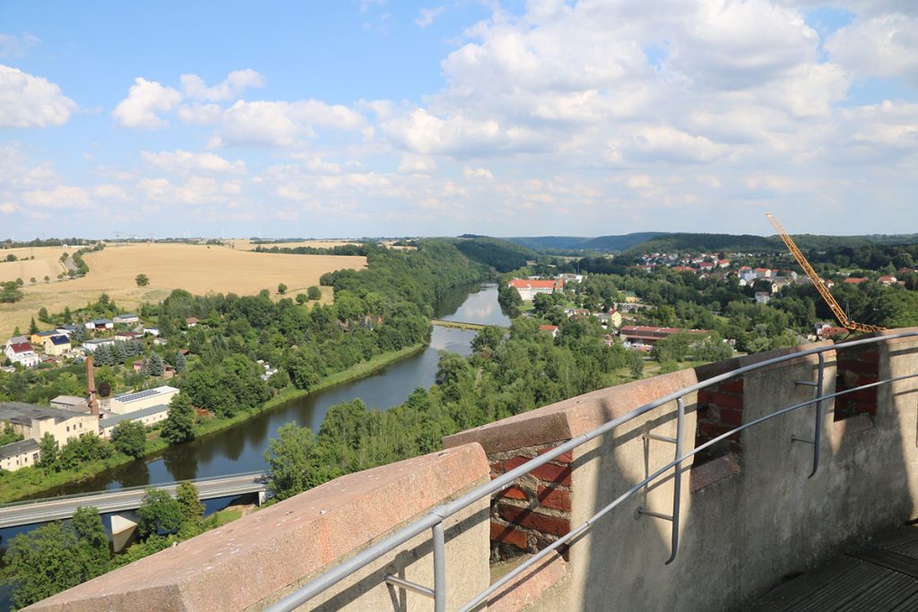 Diese Burgen kannst du am Lauf der Mulde sehen