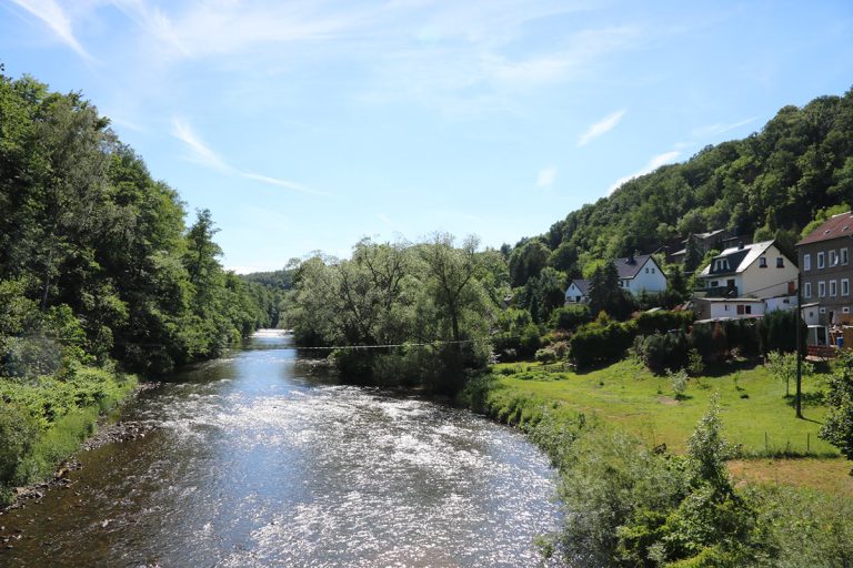 Diese Burgen kannst du am Lauf der Mulde sehen